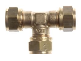 Gimeg staal T-stuk - 6 x 6 x 6 mm