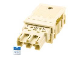 Wago Winsta Midi connector male - white